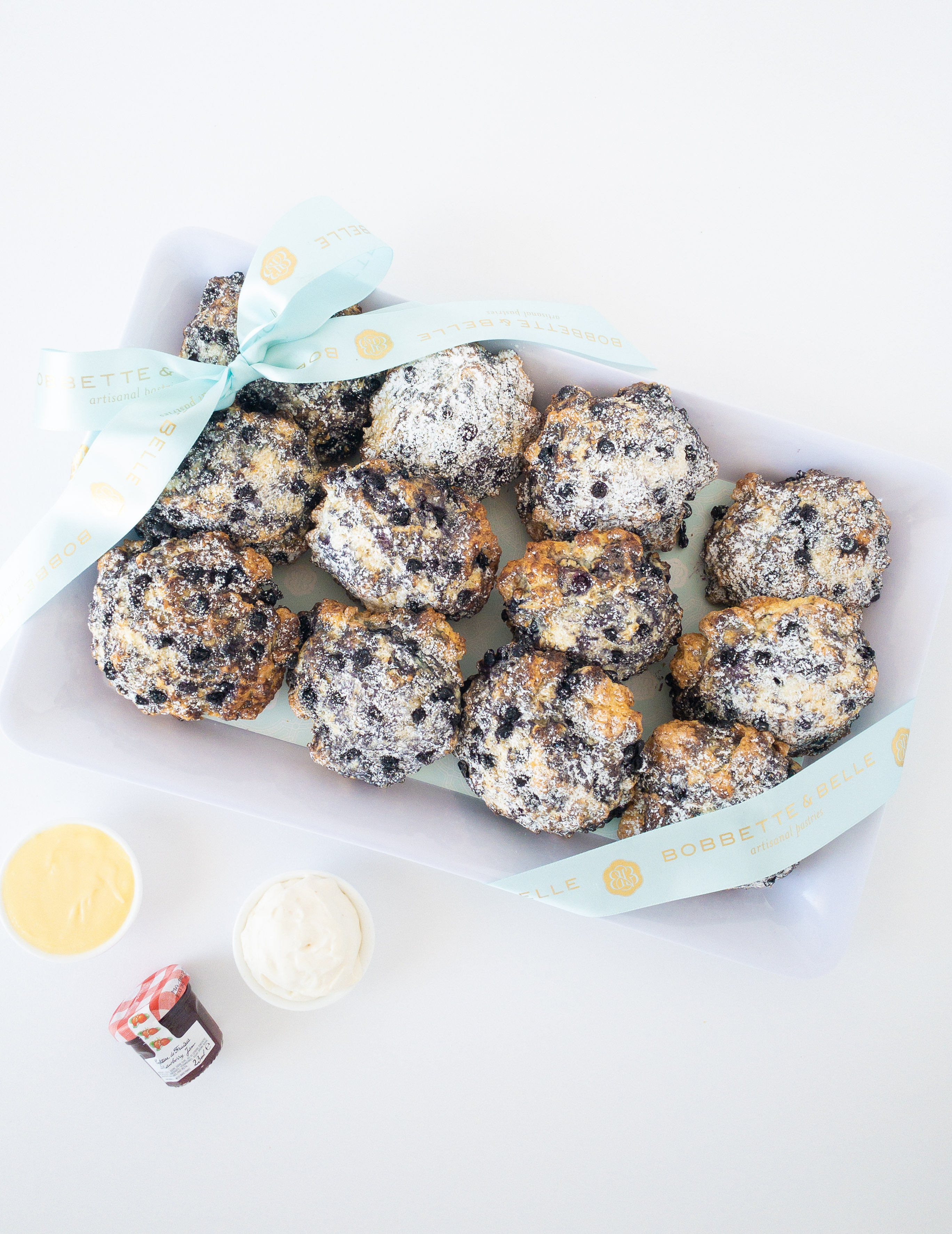 Blueberry Scone Boxes and Trays - Bobbette & Belle